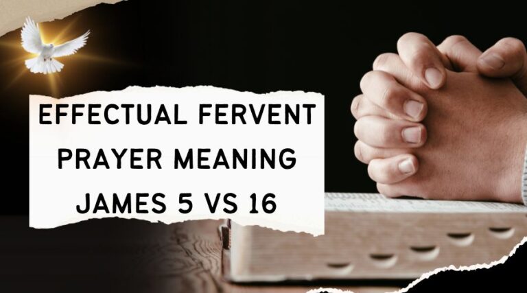 Effectual Fervent Prayer Meaning: Powerful prayer revealed